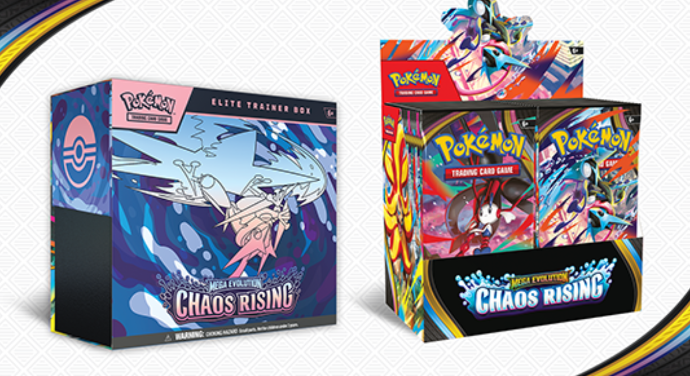 Pokemon TCG: Mega Evolution Chaos Rising Drops May 22. The Pokémon ...